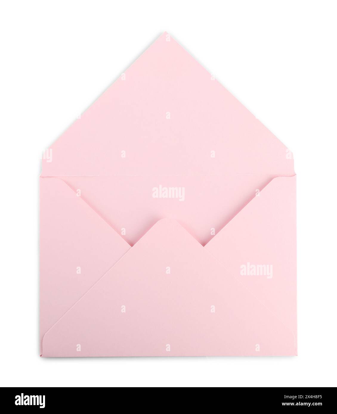 Open pink envelope blank Cut Out Stock Images & Pictures - Alamy