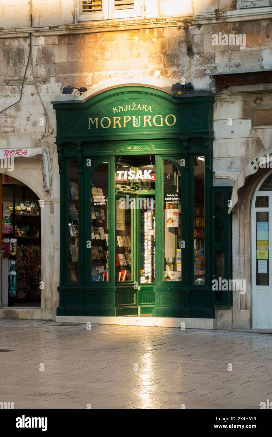 Very old original Knjižara Morpurgo bookstore / book shop / bookshop ...