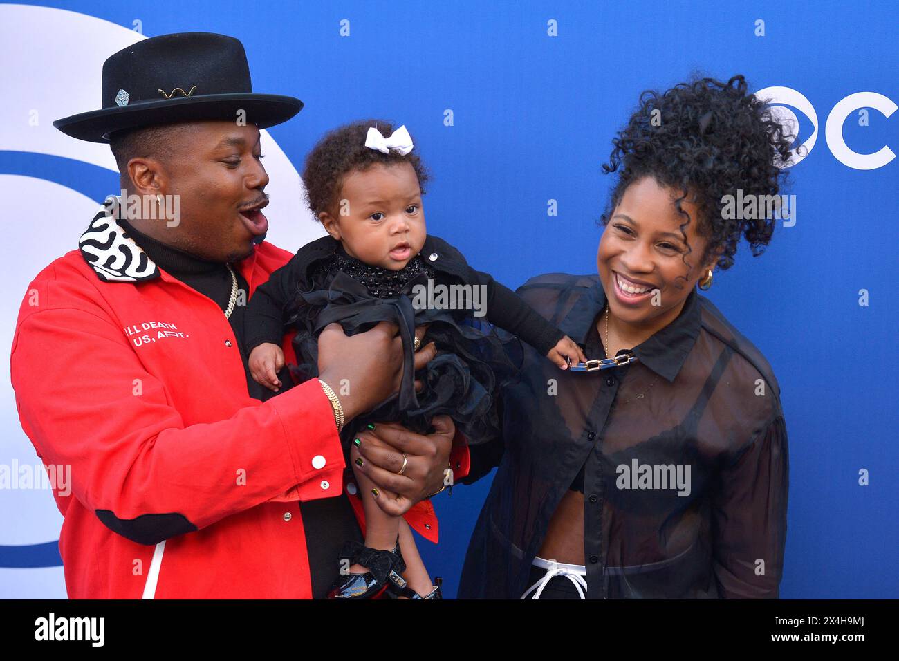 Marcel Spears mit Familie bei der CBS Fall Schedule Celebration in den ...