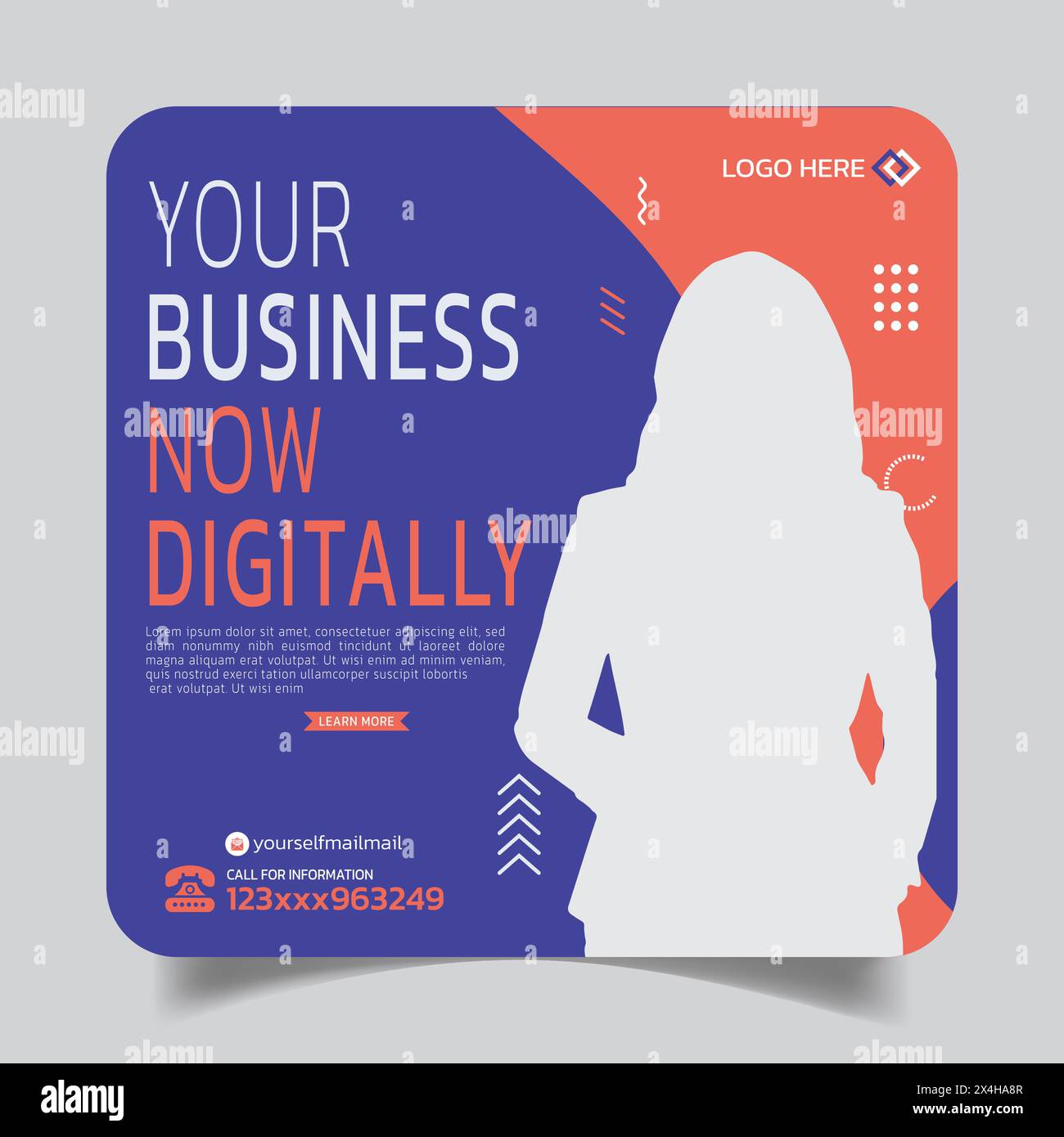 Creative Unique Business Social Media Post Design Template Facebook ...