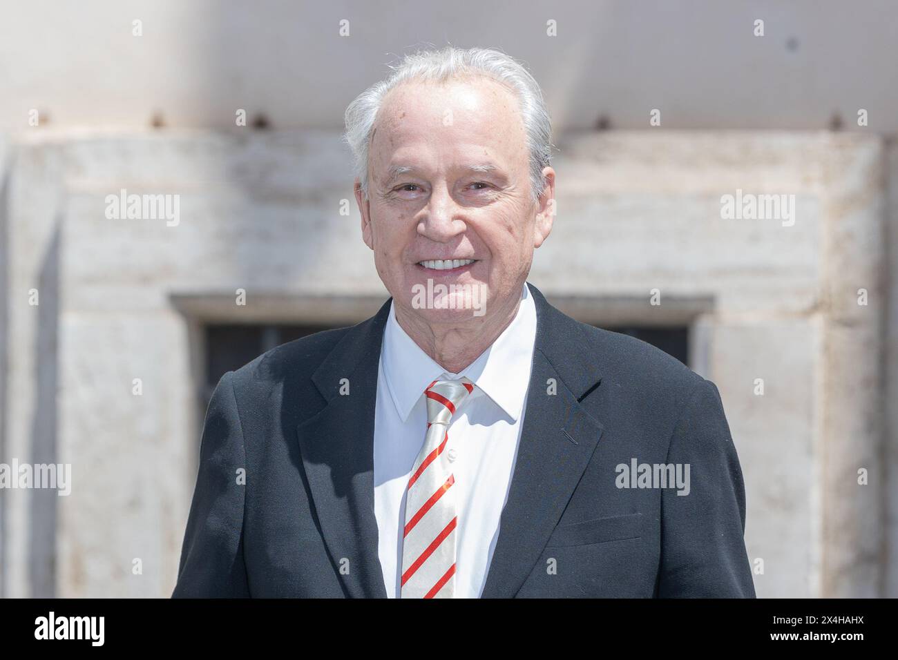 Rome, Italy. 03rd May, 2024. Composer Giorgio Moroder outside Quirinale ...