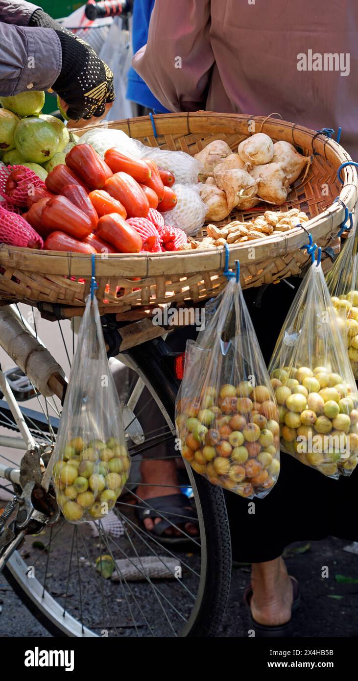 fresh vegetables from food market in phnom penh in cambodia Stock Photo ...