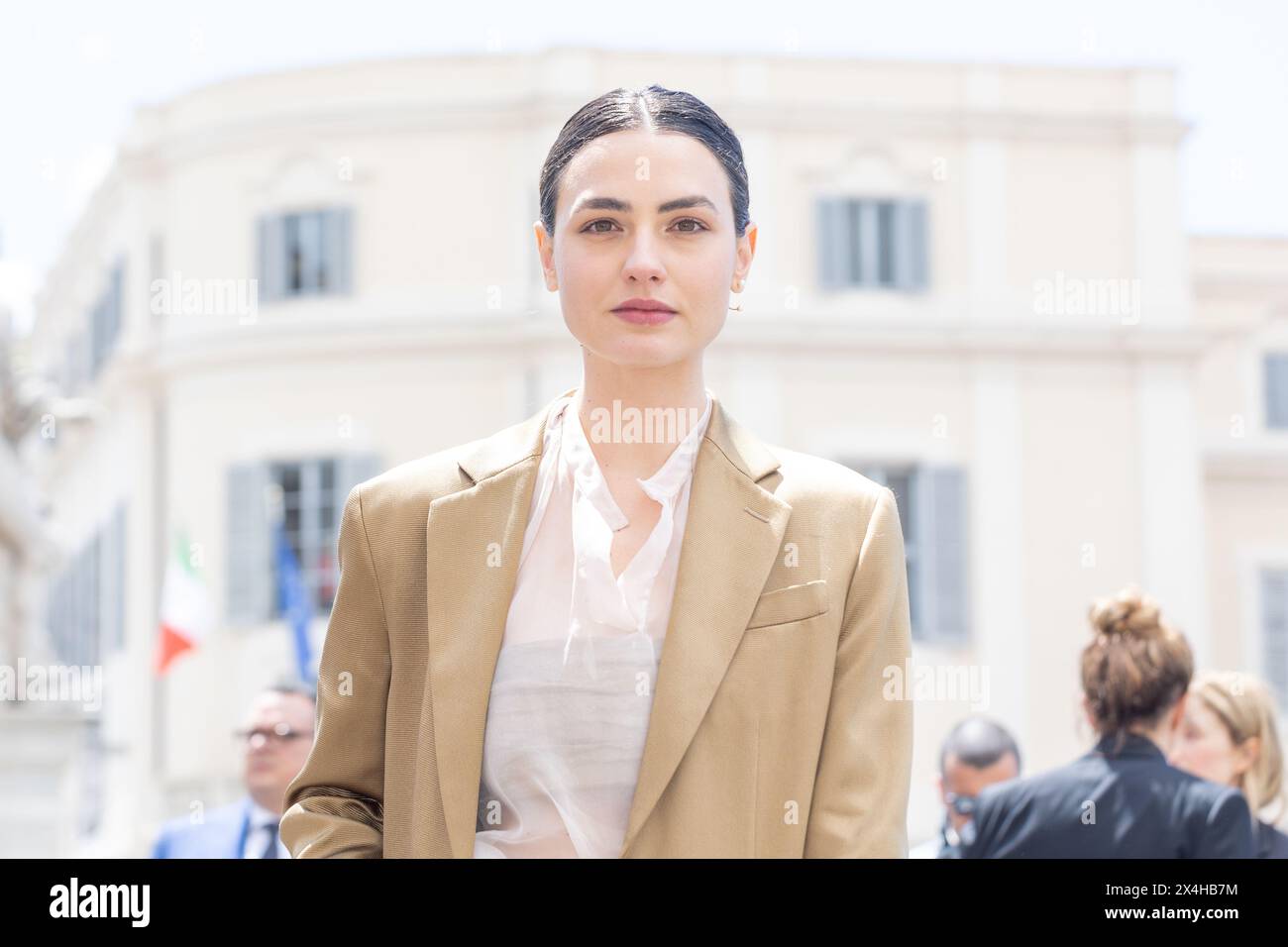 May 3, 2024, Rome, Italy: Actress Romana Maggiora Vergano leaves ...