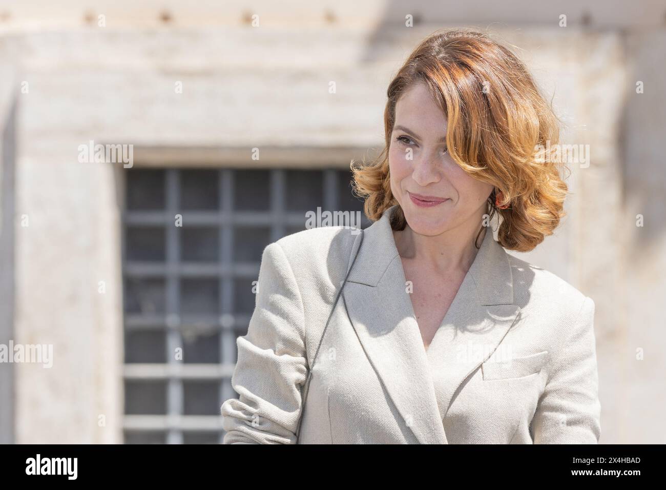 May 3, 2024, Rome, Italy: Actress Isabella Ragonese leaves Quirinale ...