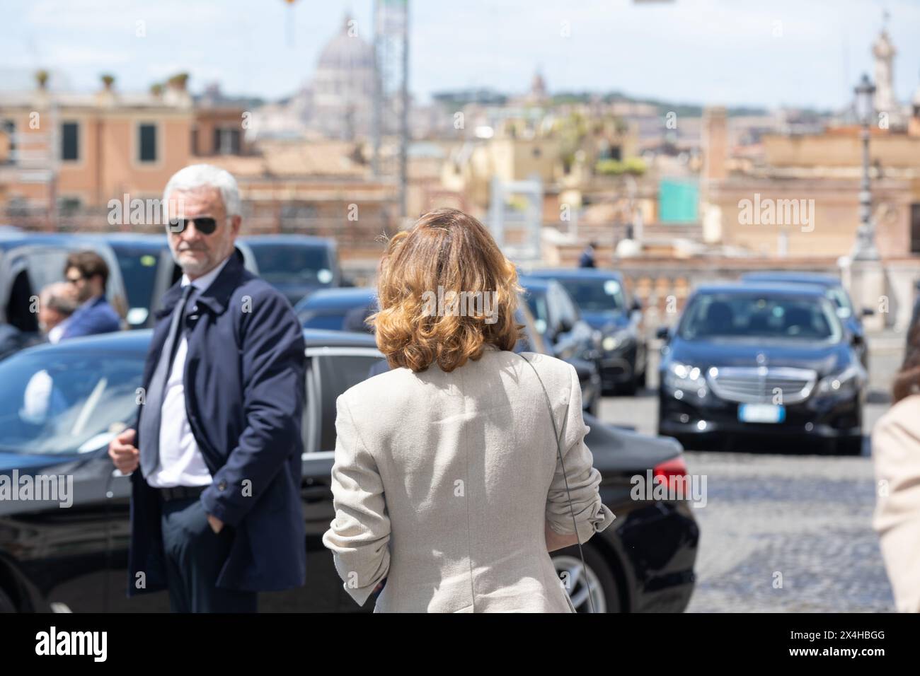 Actress Isabella Ragonese leaves Quirinale Palace after presentation ...