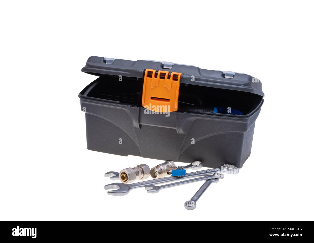 tool box isolated on white background Stock Photo - Alamy