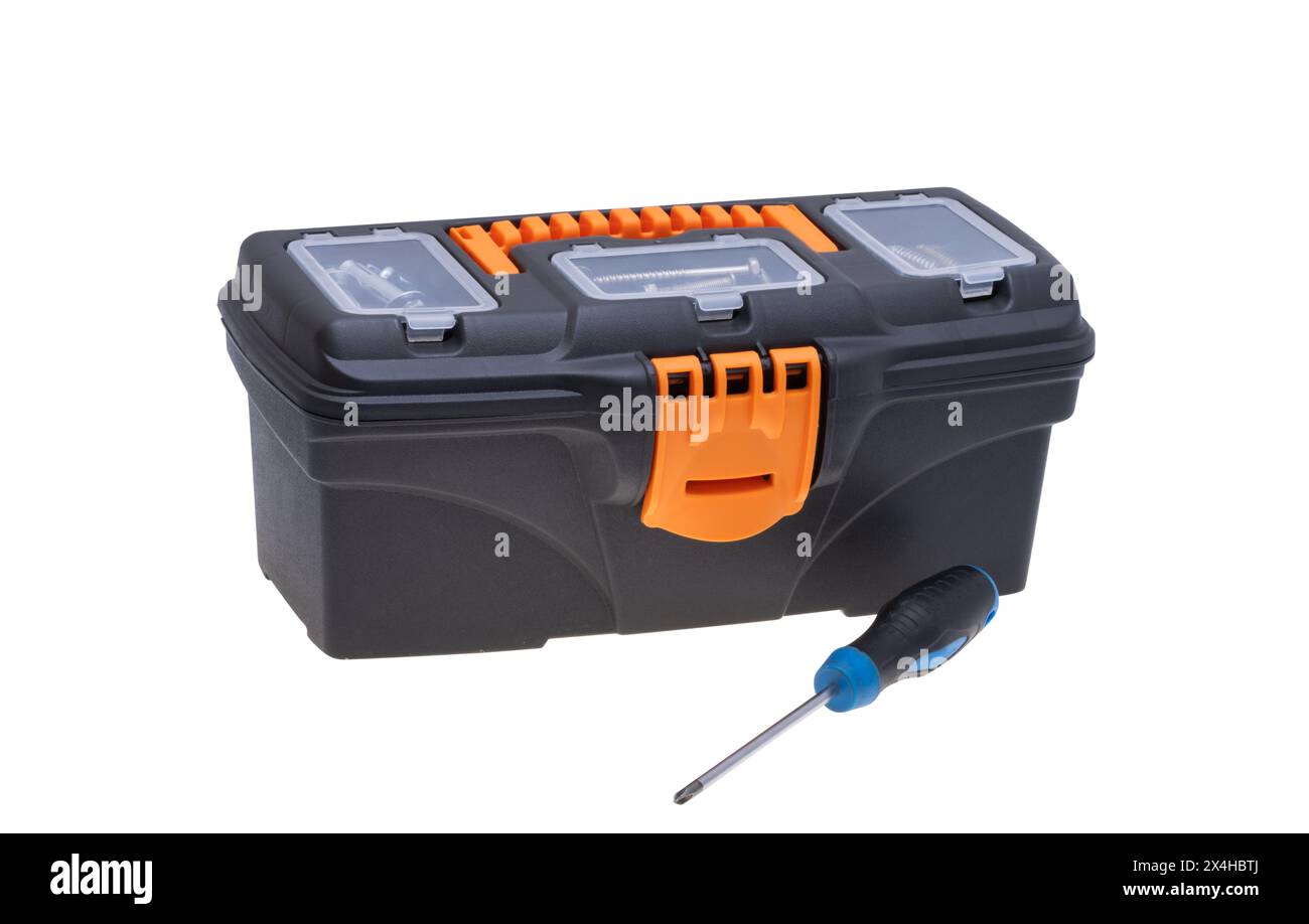 tool box isolated on white background Stock Photo - Alamy