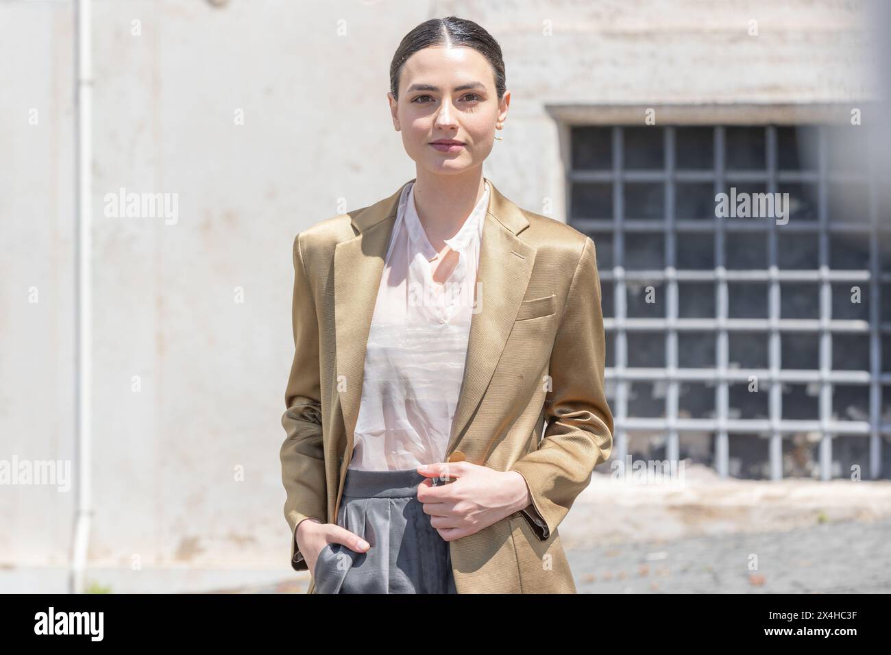 May 3, 2024, Rome, Italy: Actress Romana Maggiora Vergano leaves ...