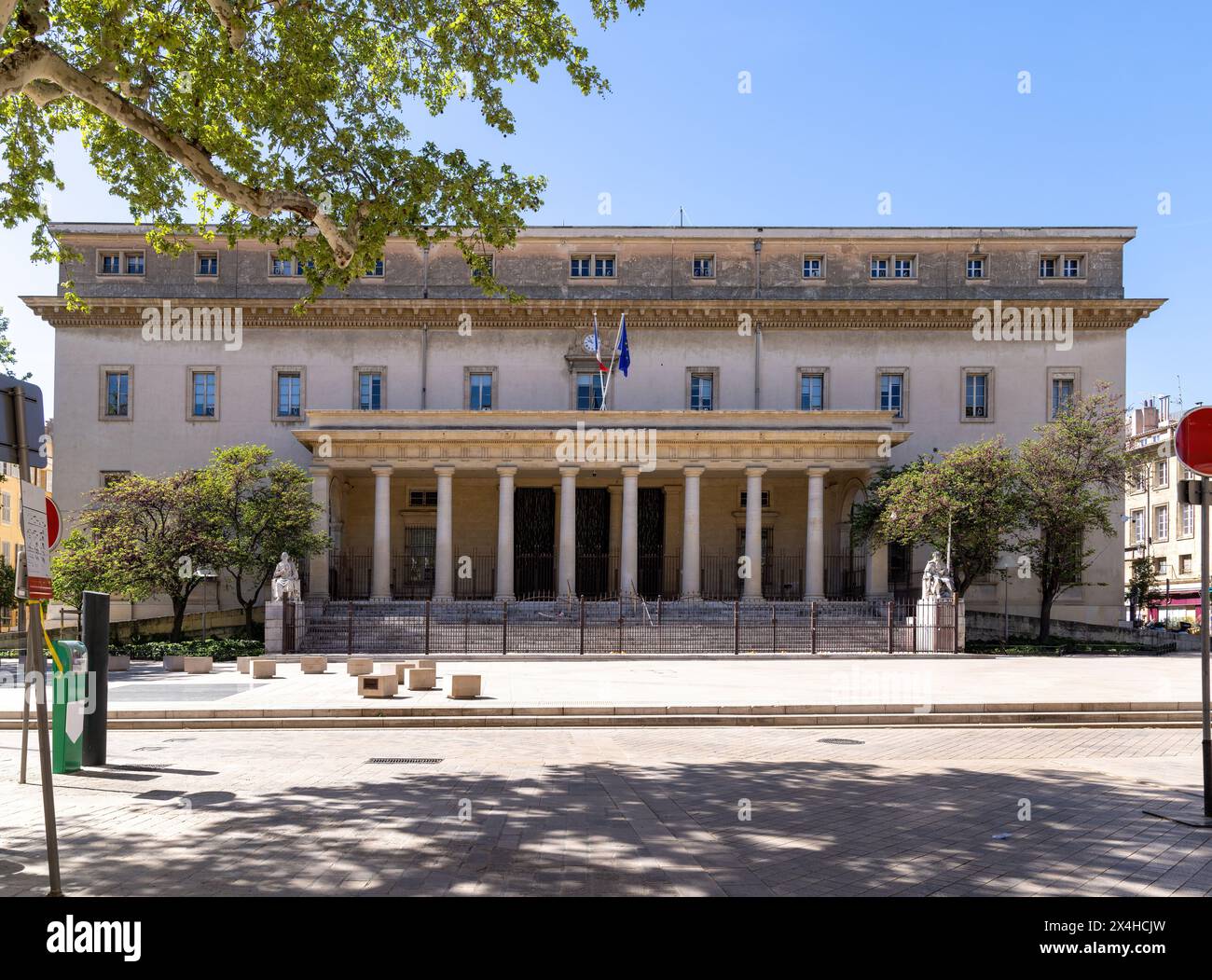 Aix en Provence, Palace of Justice in spring in France Stock Photo - Alamy