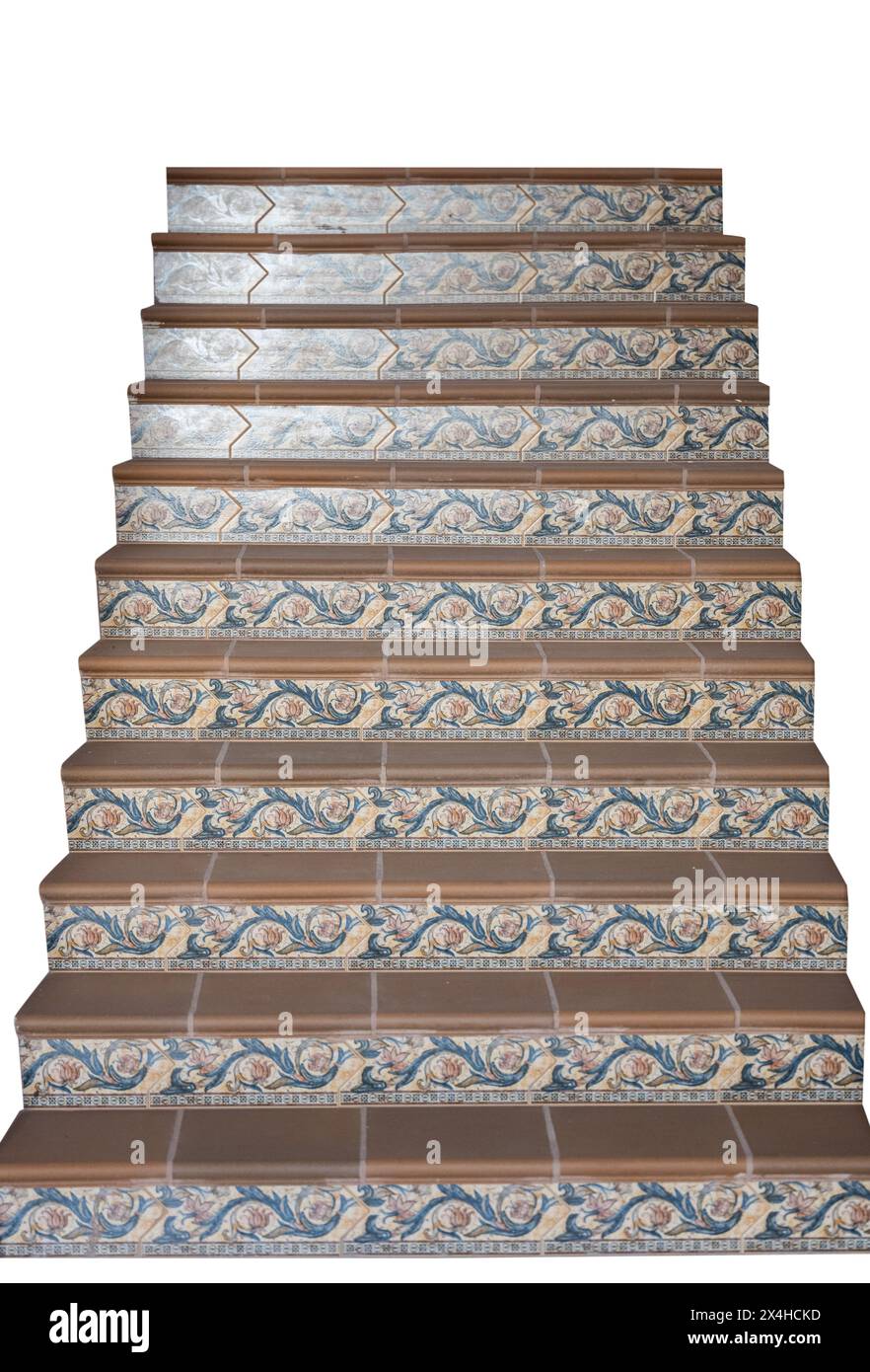 beautiful stairs isolated on white background Stock Photo - Alamy