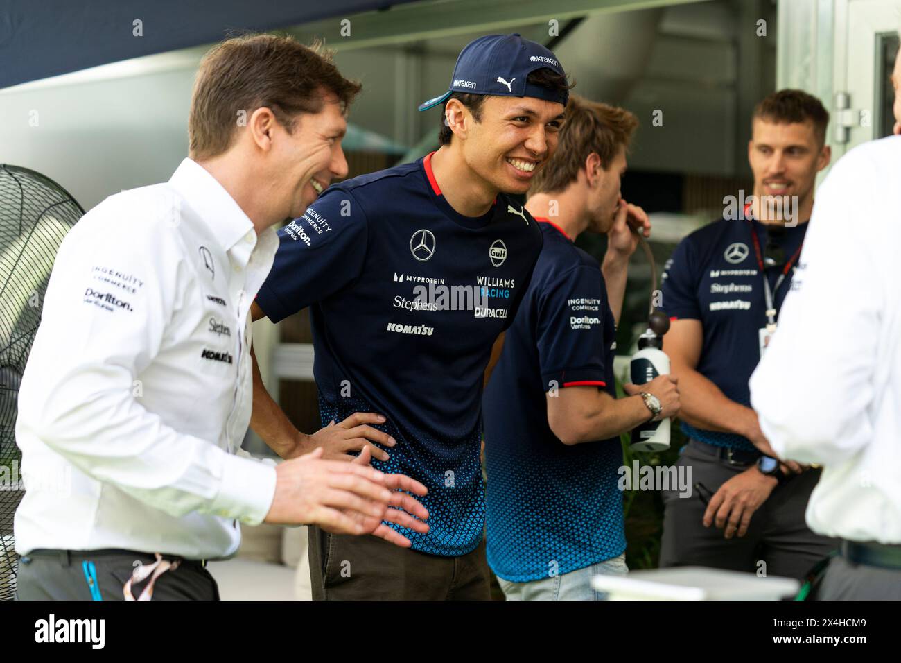 James vowles alex albon hi-res stock photography and images - Alamy