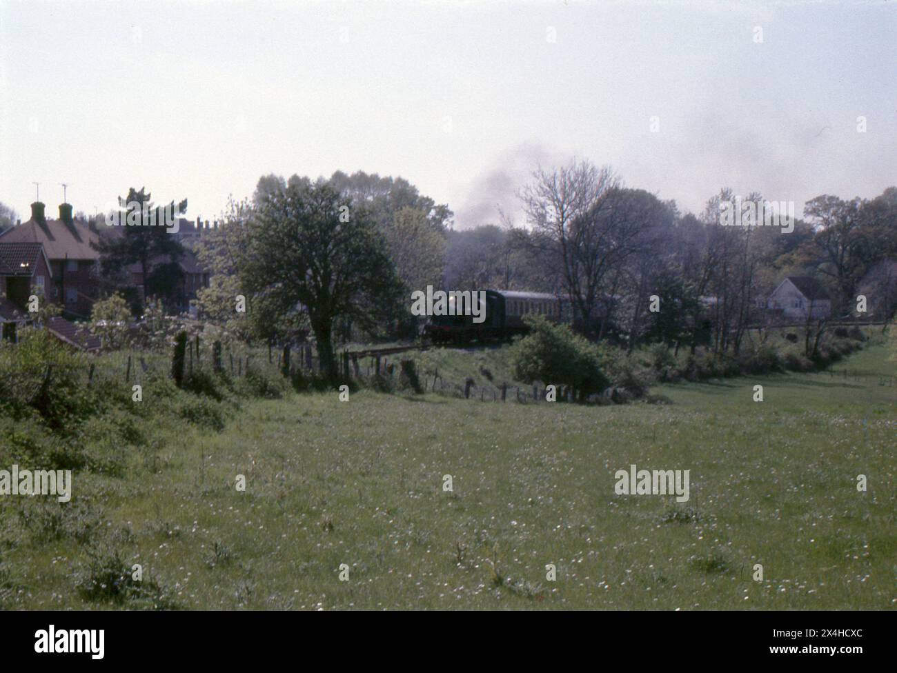 Kent & East Sussex. 1987 – Two steam locomotives of the Kent & East ...