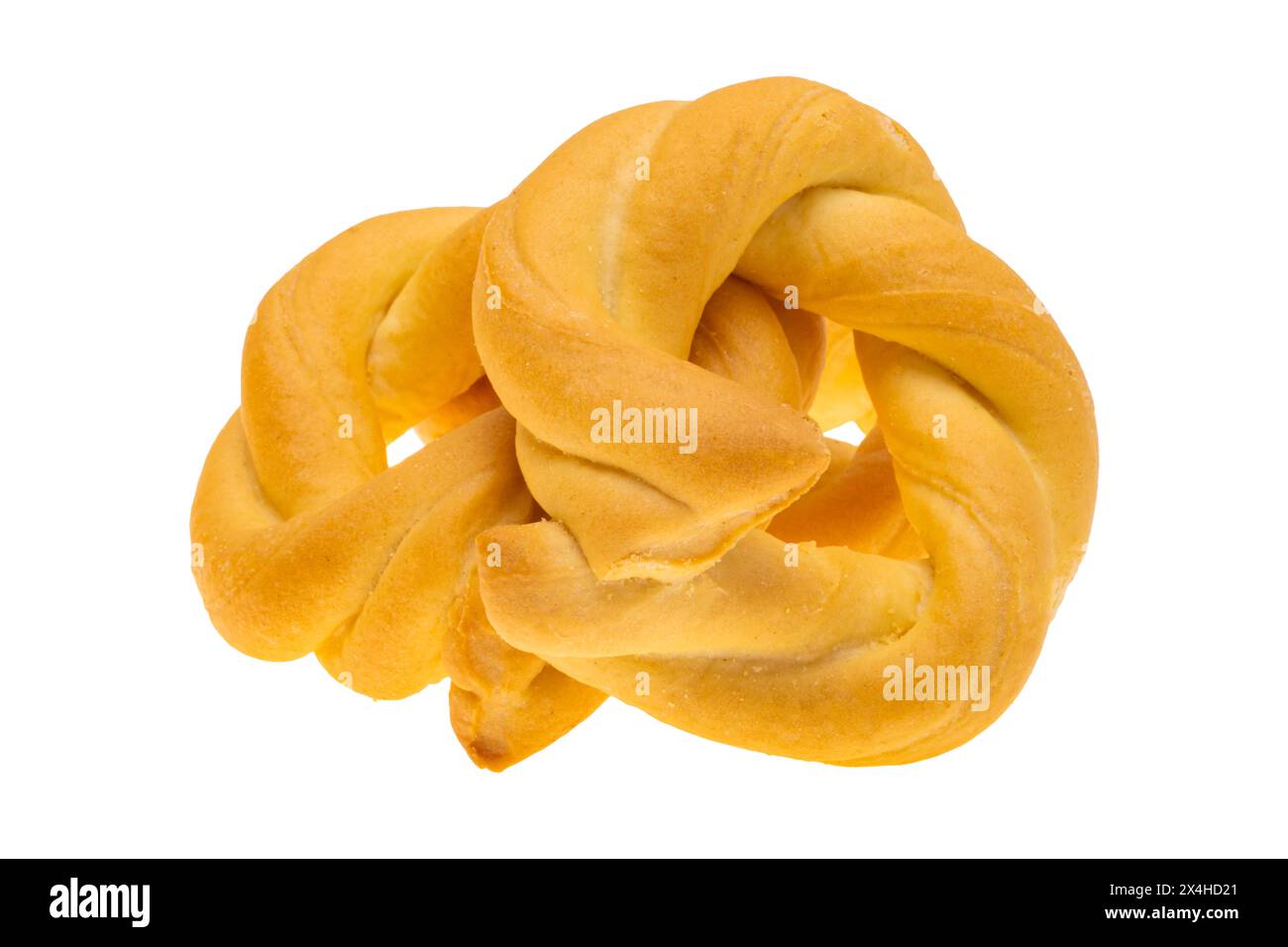 Italian dry bread isolated on white background Stock Photo - Alamy