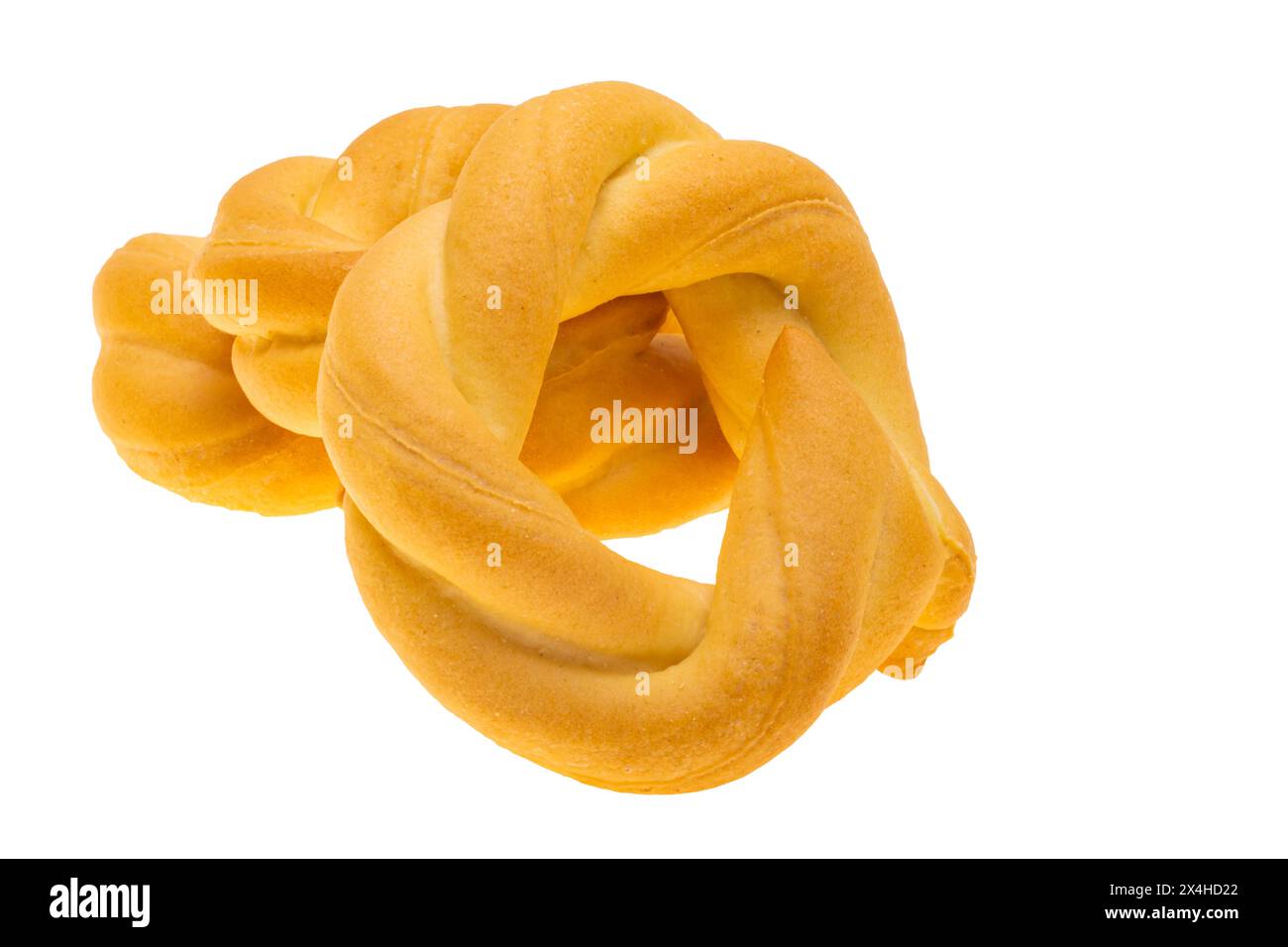 Italian dry bread isolated on white background Stock Photo - Alamy