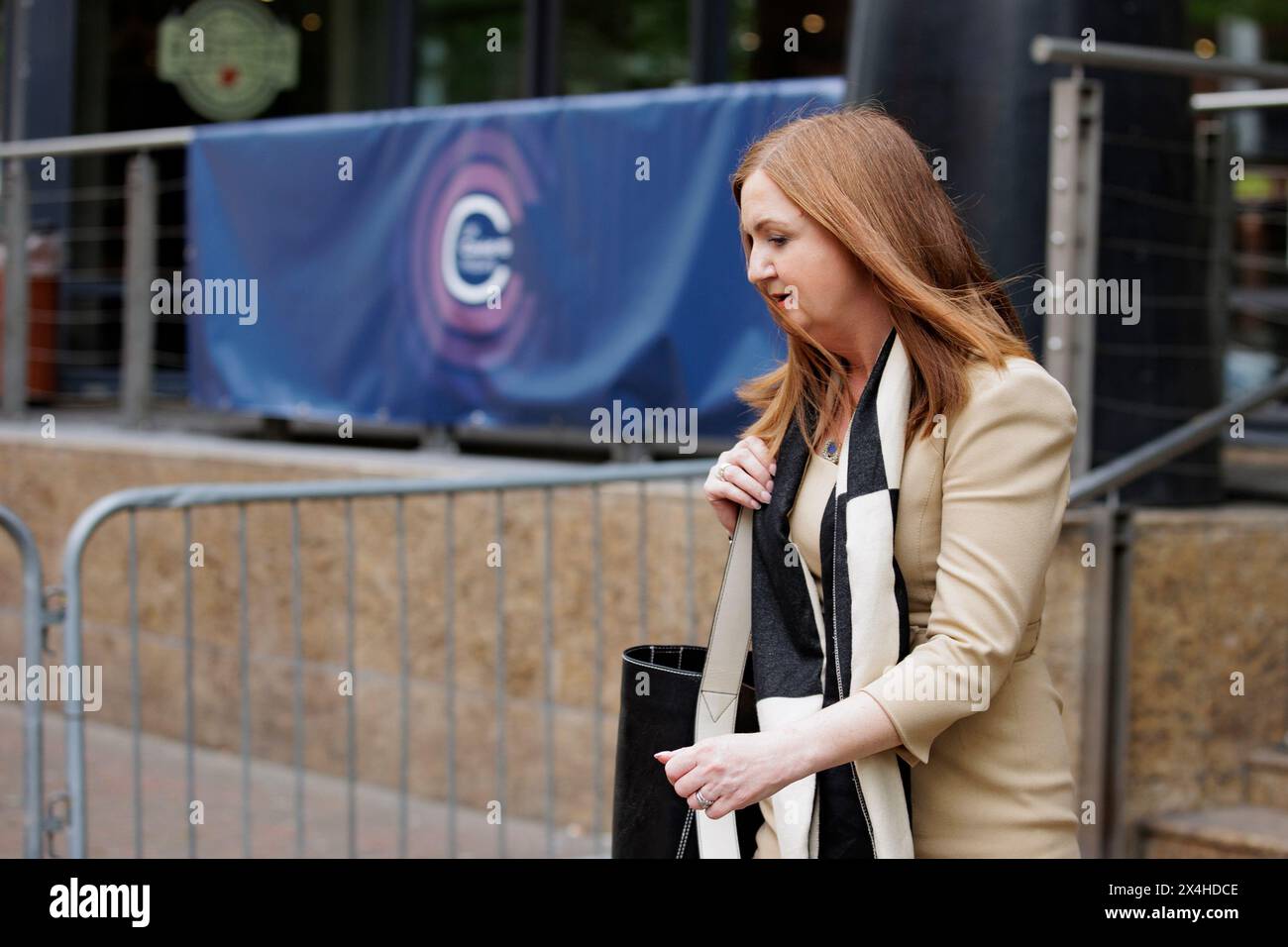 Jayne Brady, Head of the Northern Ireland Civil Service, leaves the ...