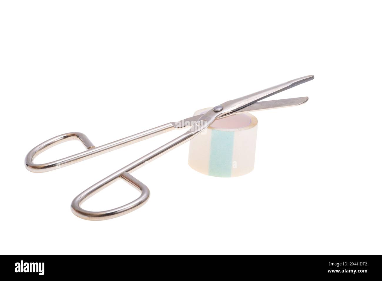 Military medical scissors isolated on white background Stock Photo - Alamy