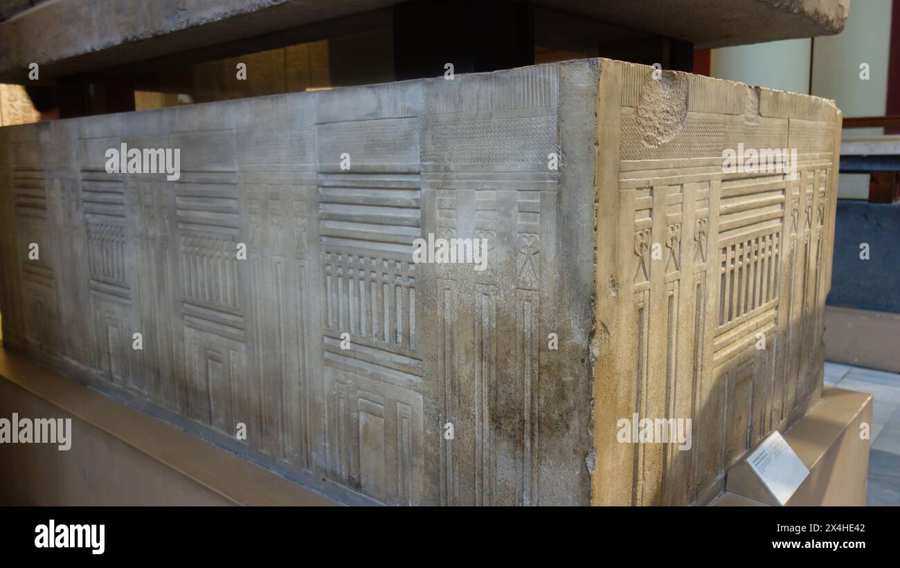 Limestone Sarcophagus of Rawer III, overseer of all the royal works ...
