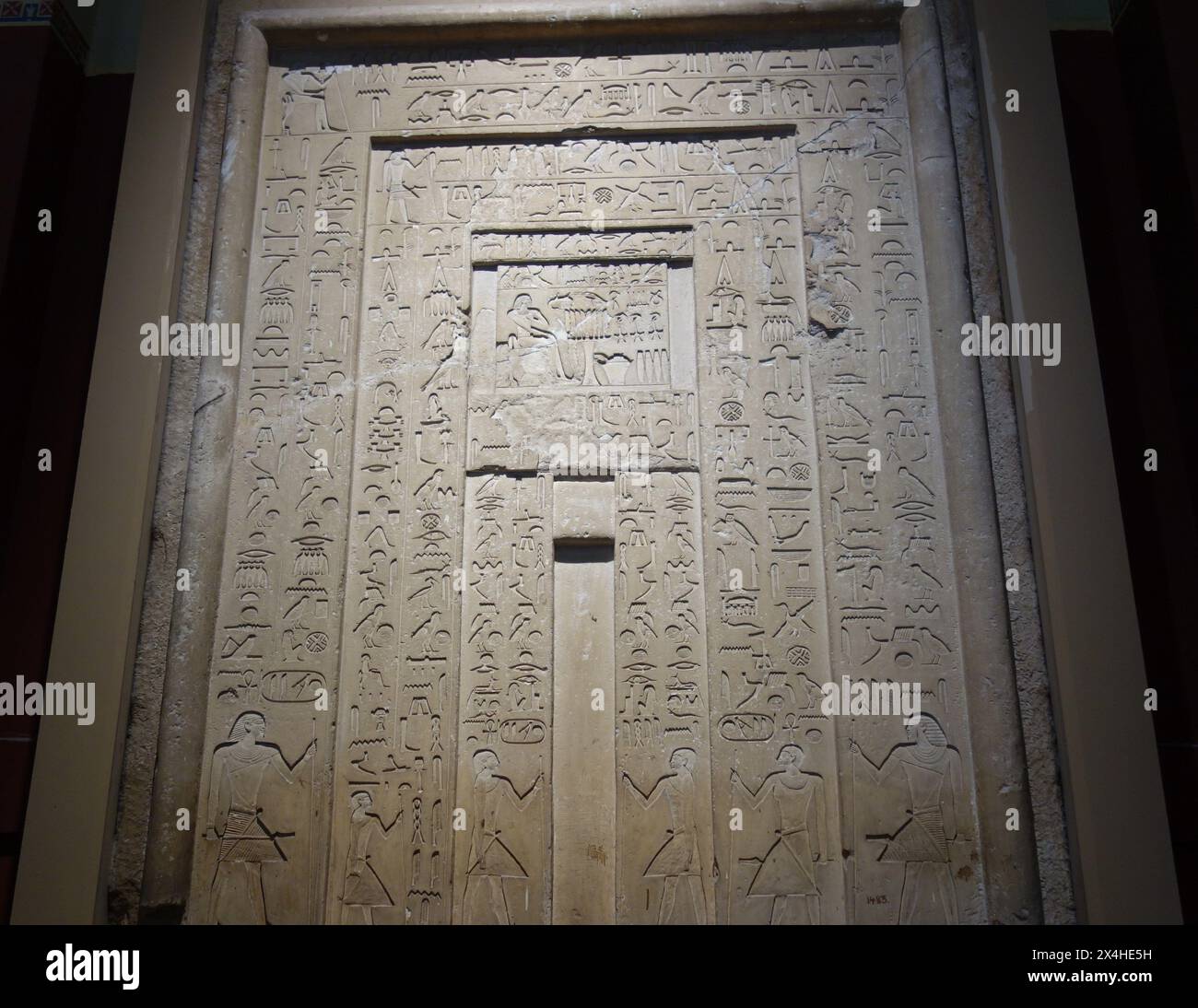Symbolic Gate to the eternity common in the 3rd dynasty Stock Photo - Alamy