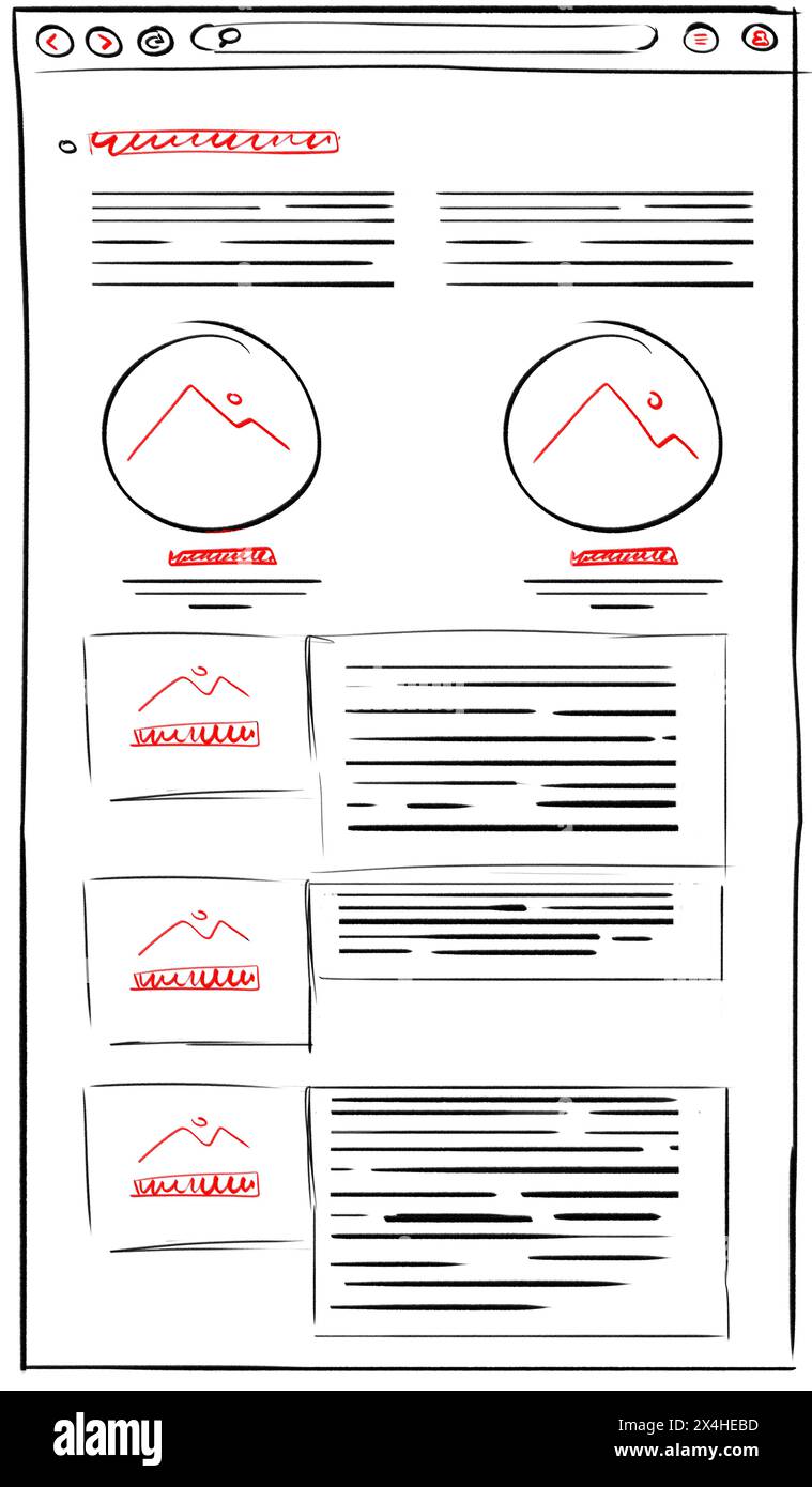 Mobile ui elements Cut Out Stock Images & Pictures - Alamy