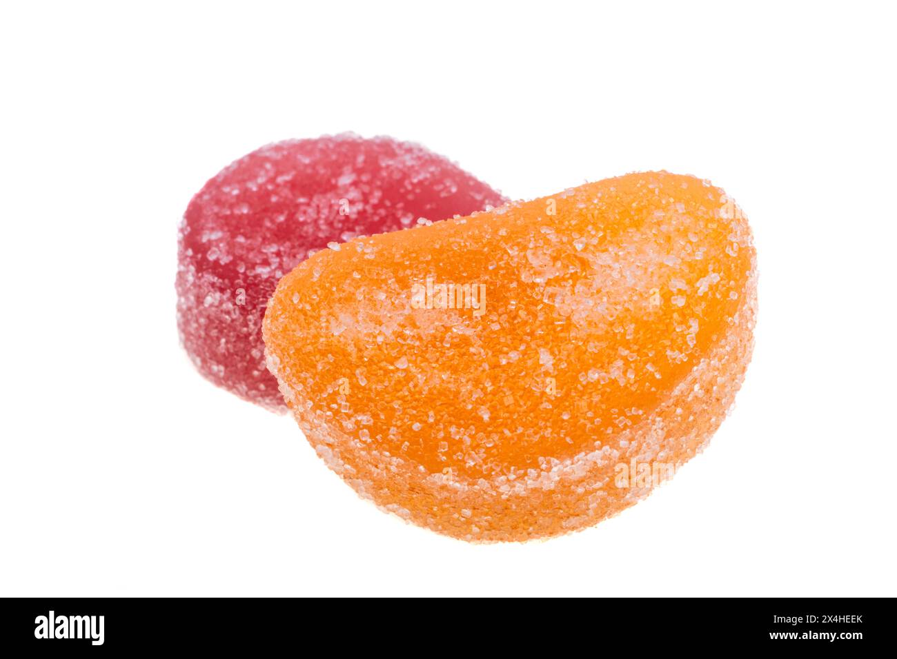 fruit gummy candies isolated on white background Stock Photo - Alamy