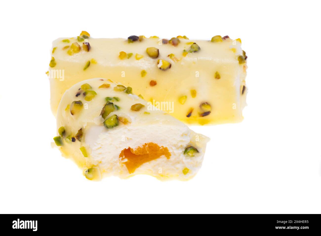 glazed cheese with filling isolated on white background Stock Photo - Alamy