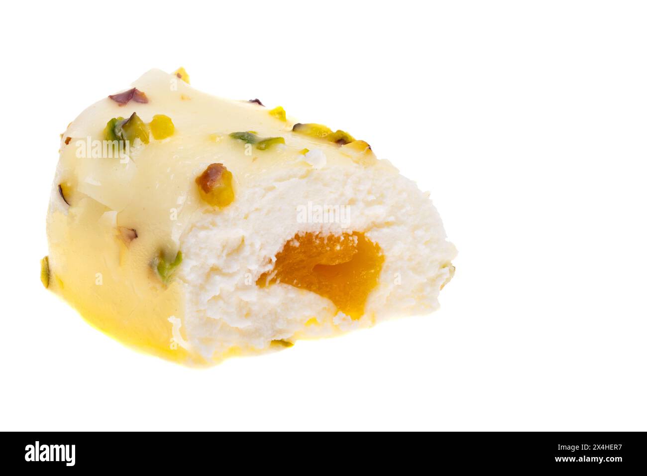 glazed cheese with filling isolated on white background Stock Photo - Alamy