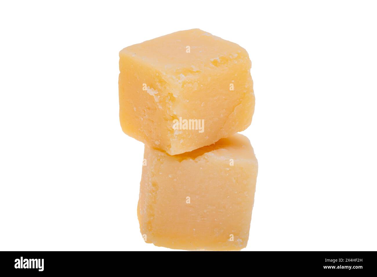 cheese cubes isolated on white background Stock Photo - Alamy