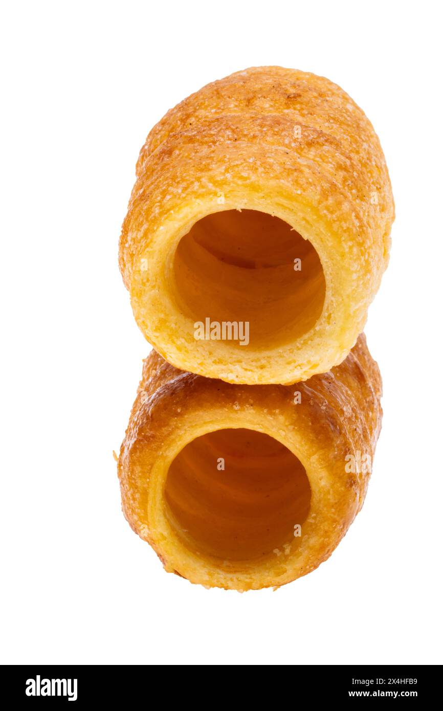 puff tubes isolated on white background Stock Photo - Alamy