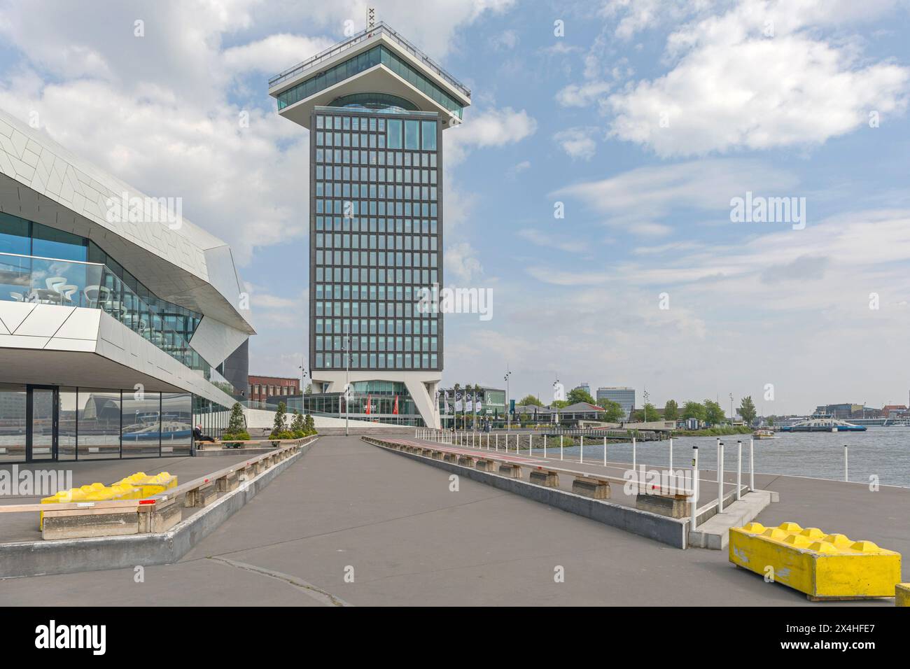 Amsterdam, Netherlands - May 16, 2018: Modern Skyscraper Adam Tower ...
