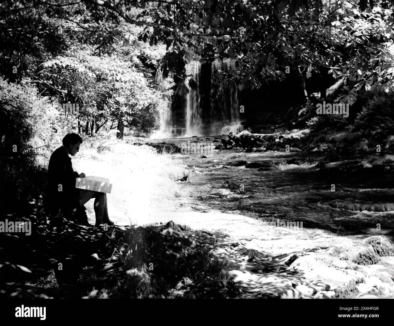 The Fourth Waterfall, Ystradfellte, Powys, Wales - 26 July, 1975 Stock ...