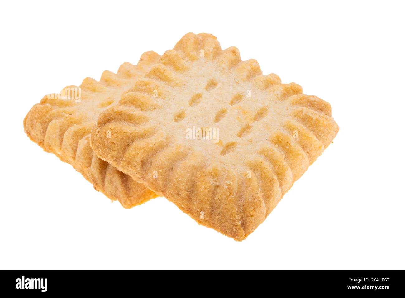 Scottish shortbread isolated on white background Stock Photo - Alamy