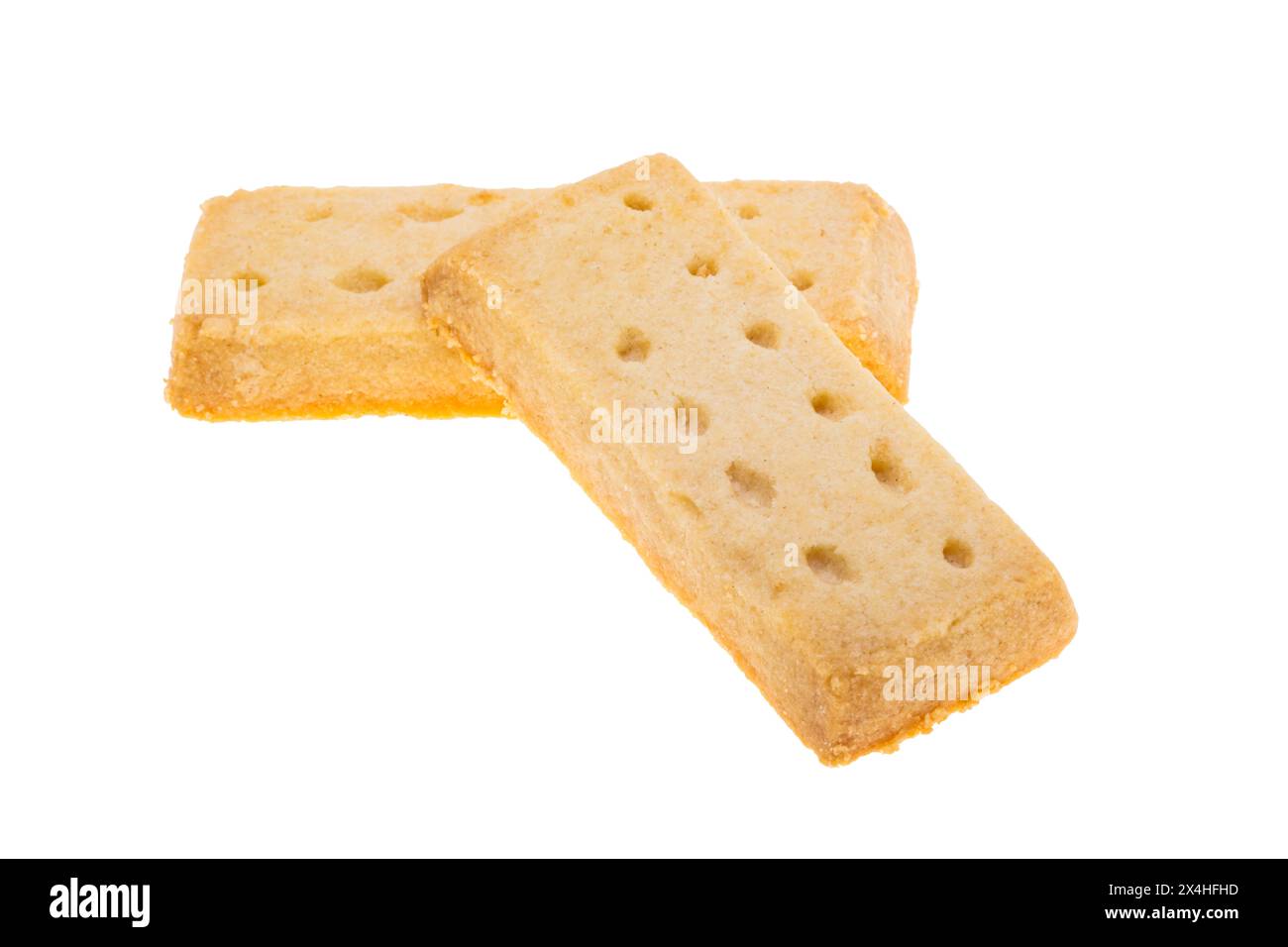 Scottish shortbread isolated on white background Stock Photo - Alamy