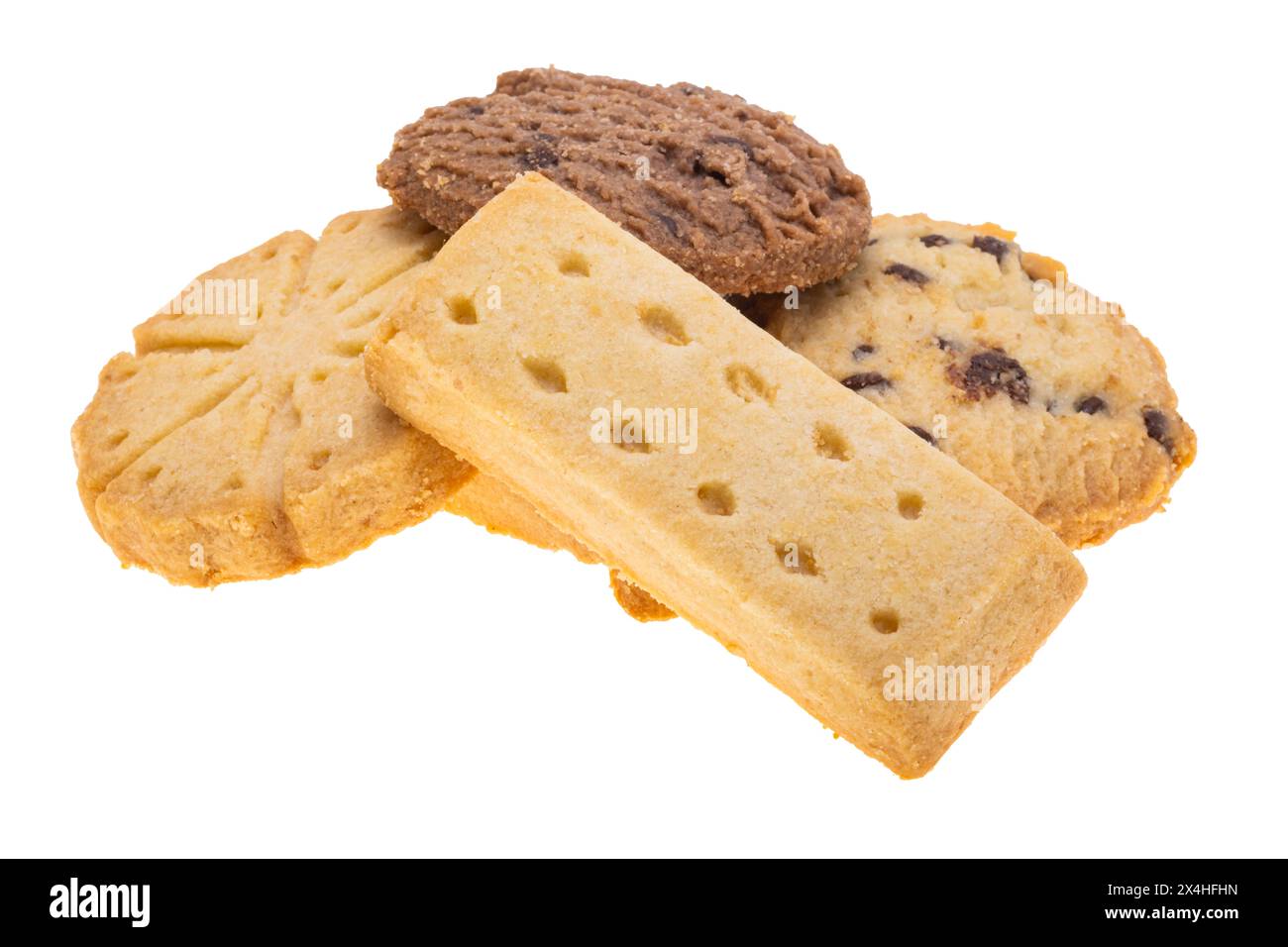 Traditional scottish biscuit Cut Out Stock Images & Pictures - Alamy