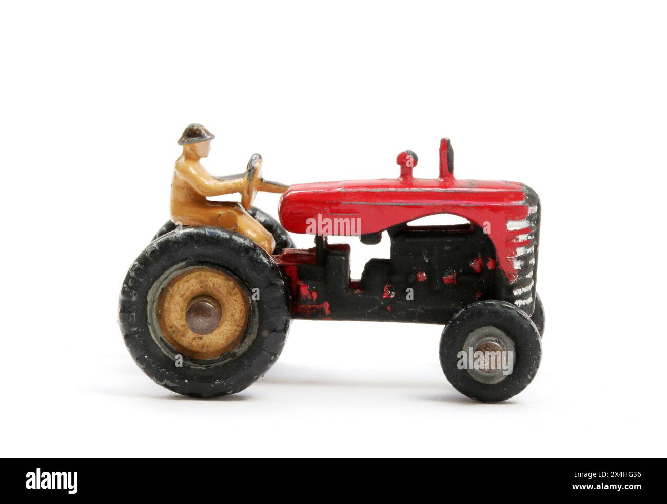 Matchbox model of traditional Farm Tractor Stock Photo - Alamy