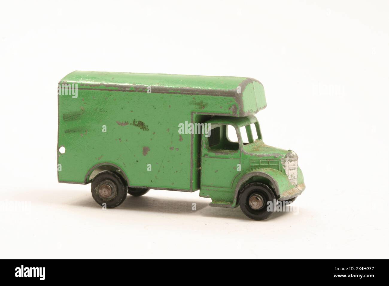 Matchbox model toy free van of fifties and sixties Stock Photo - Alamy