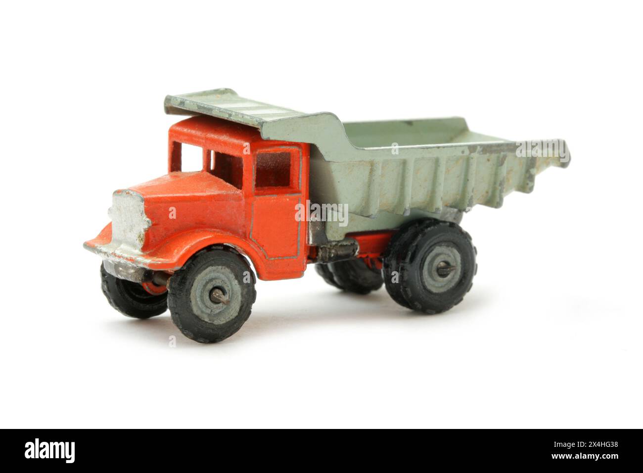 Matchbox scale model toy Dumper Truck isolated Stock Photo - Alamy