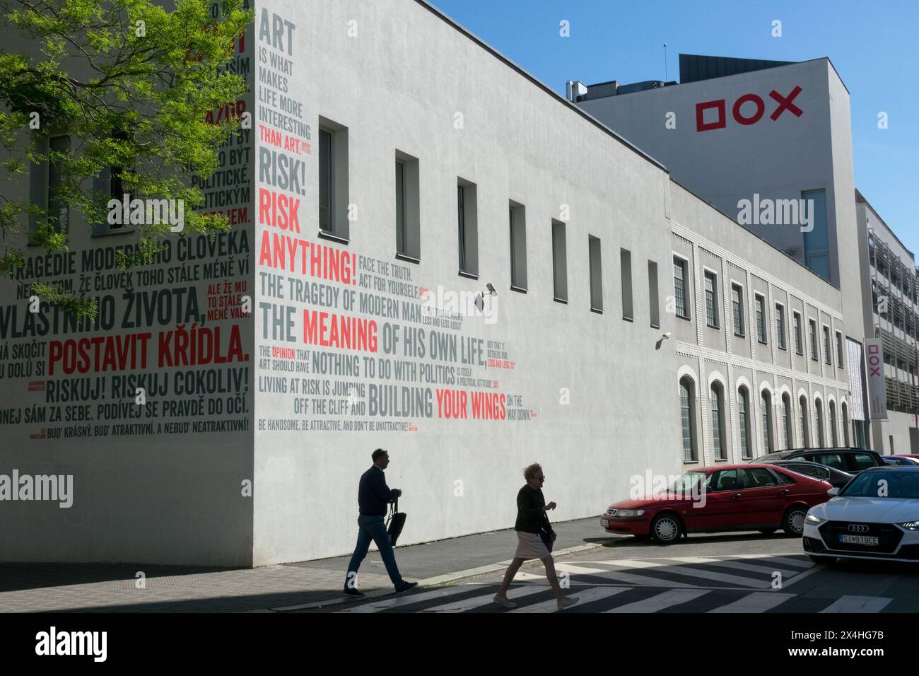 Prague DOX Centre for Contemporary Art Stock Photo - Alamy
