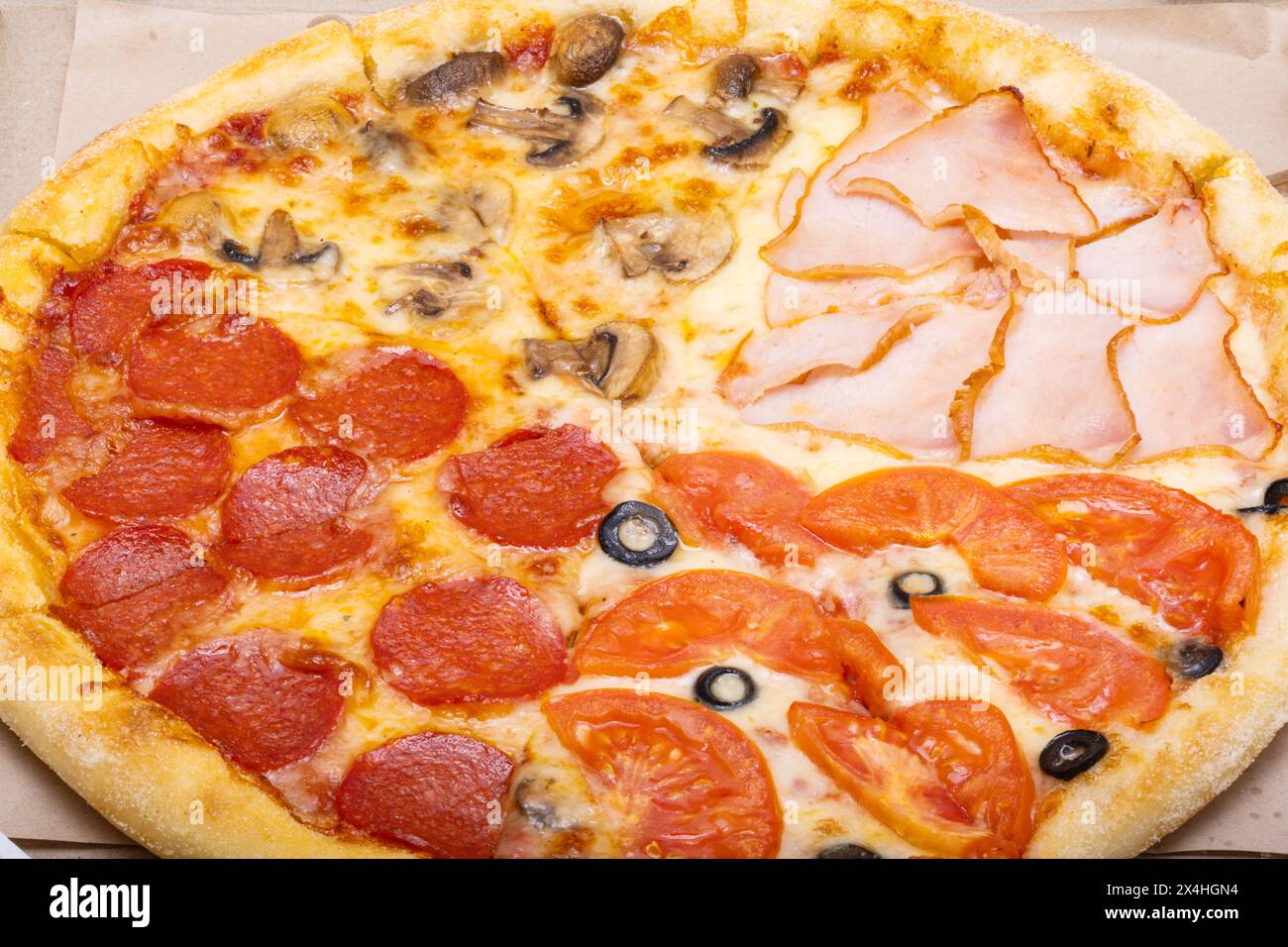 Beautiful pizza background close hi-res stock photography and images ...
