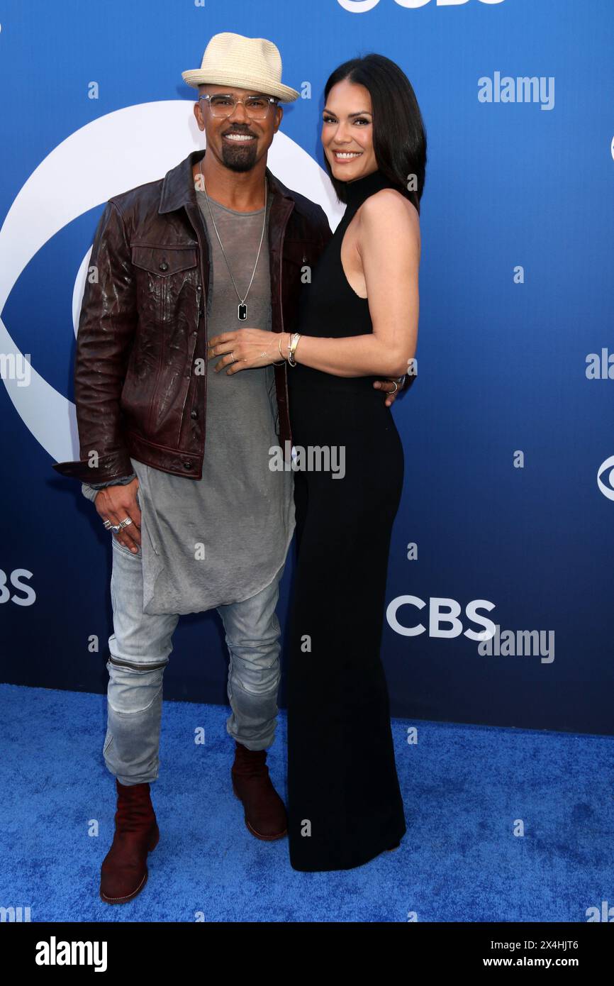 LOS ANGELES - MAY 2: Shemar Moore, Jesiree Dizon at the CBS Fall ...