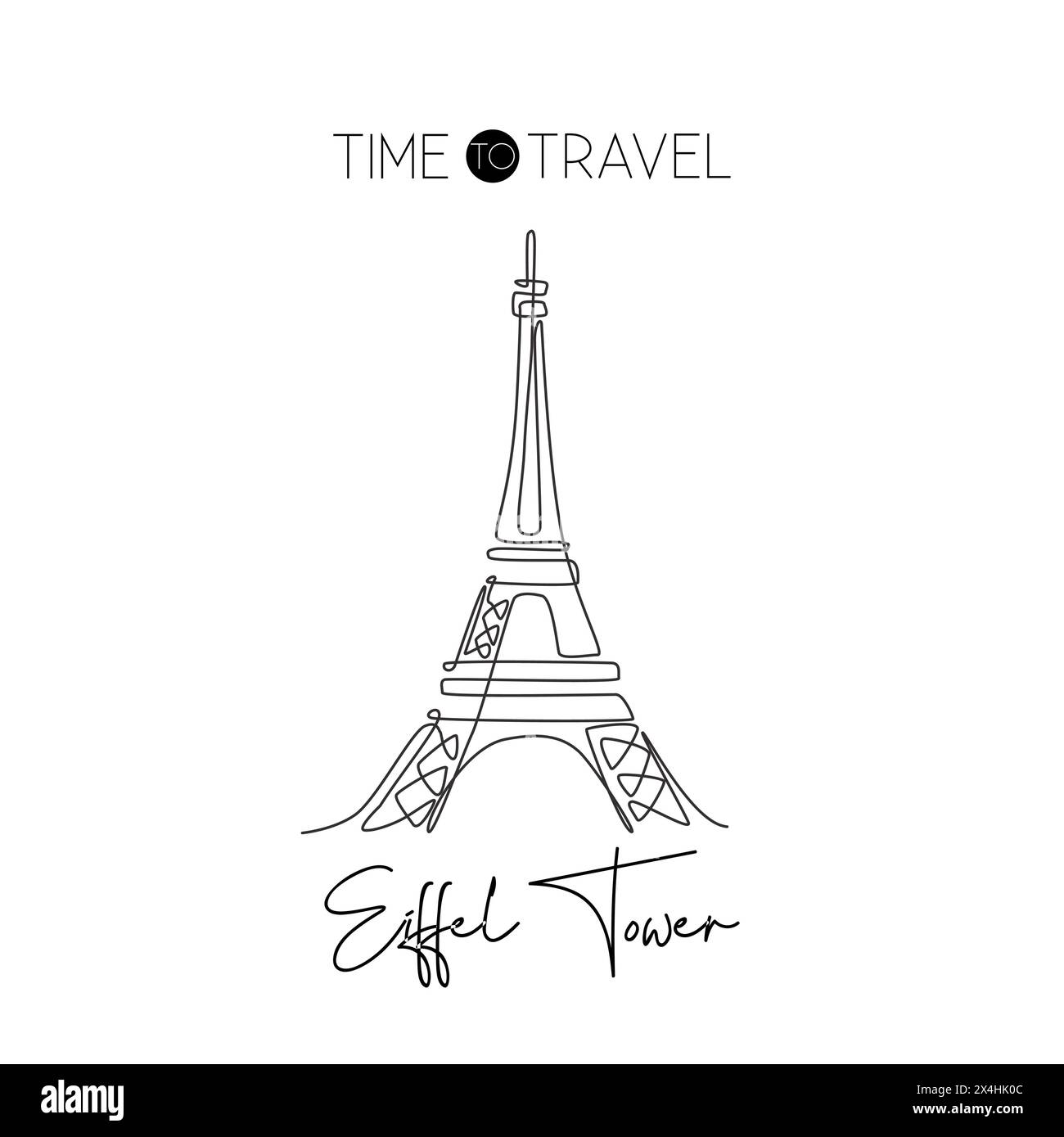 Paris iconic building Stock Vector Images - Alamy