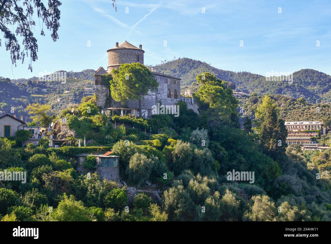 View of the Brown Castle, a historic military fortress now torned in a ...