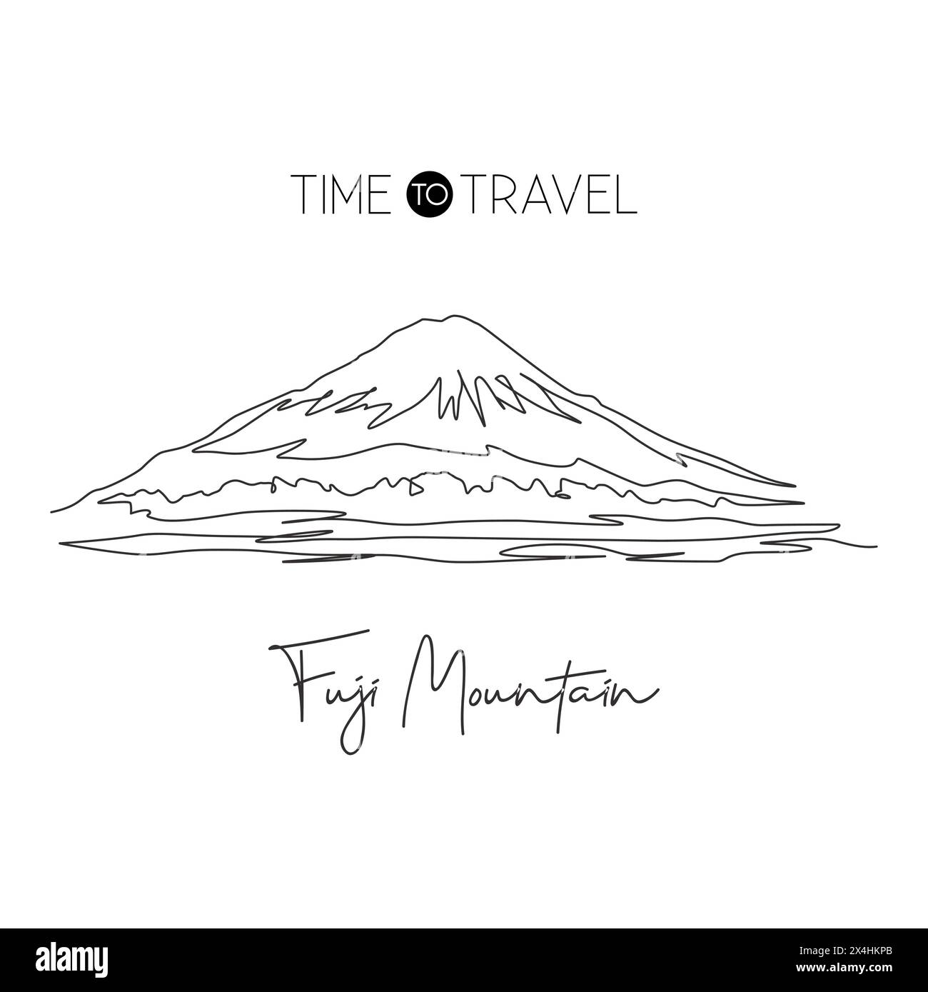 Tokyo fuji art Stock Vector Images - Alamy