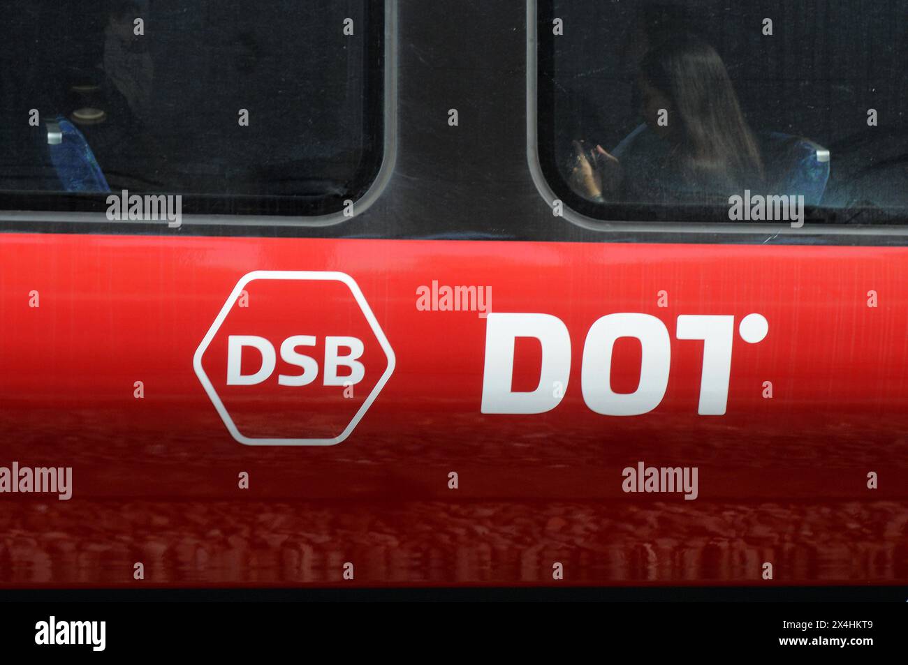 Copenhagen/ Denmark/03 MAY 2024 2024/ Local train DSB part of danish ...