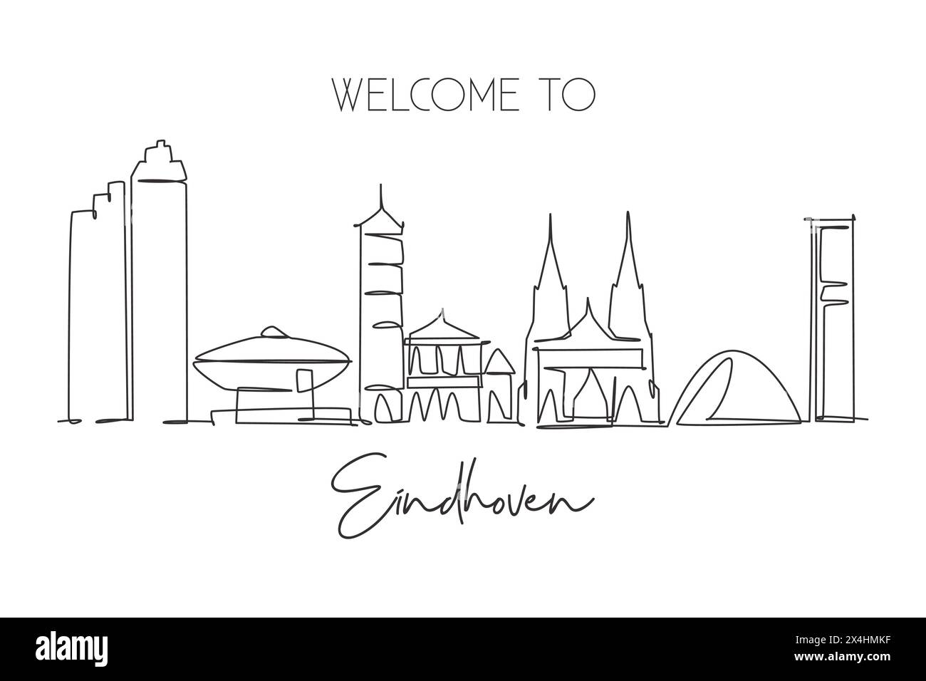 Rotterdam view Stock Vector Images - Alamy