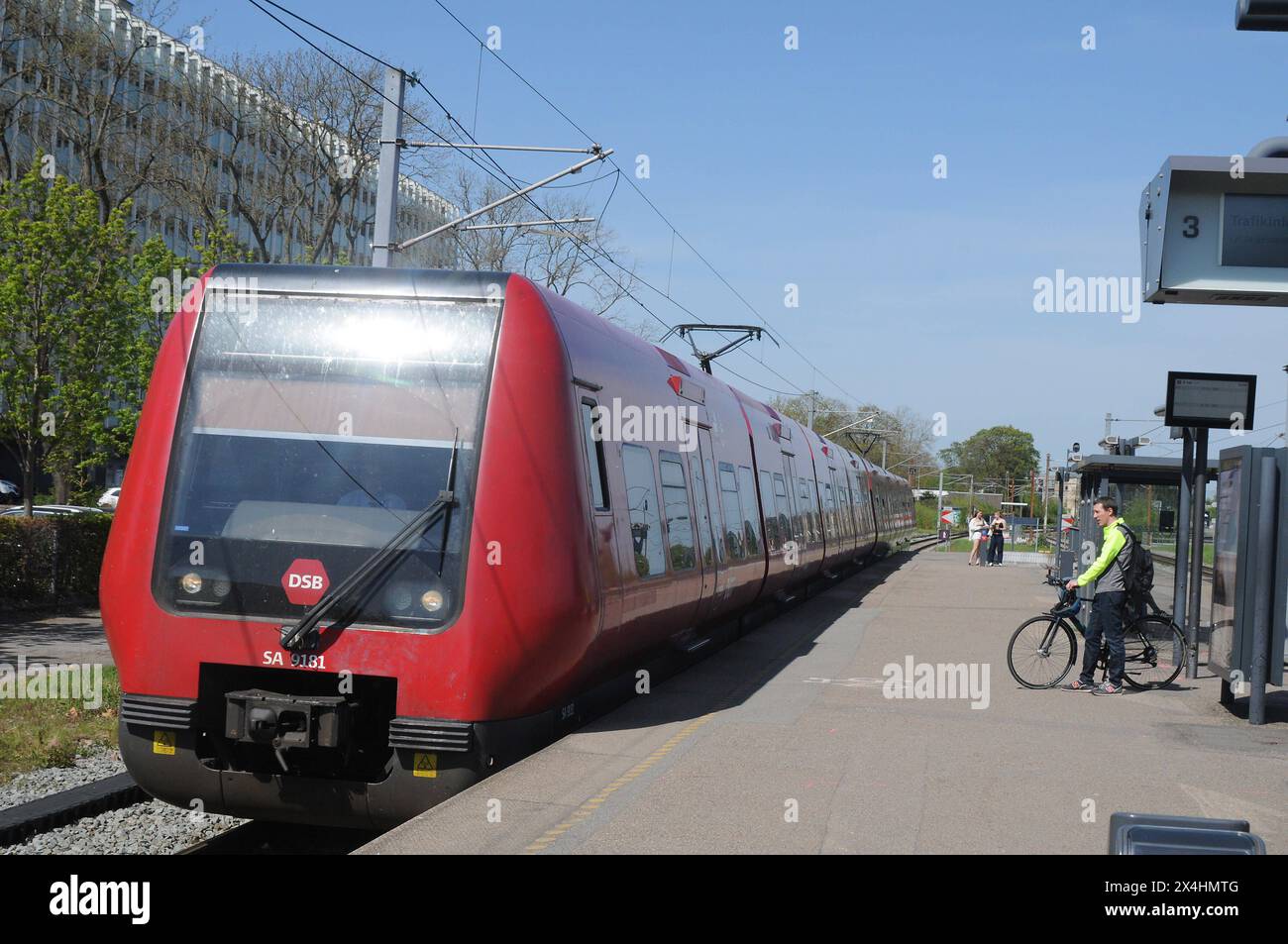 Copenhagen/ Denmark/03 MAY 2024 2024/ Local train DSB part of danish ...