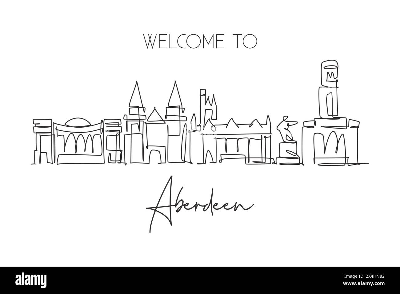 Sightseeing in scotland Stock Vector Images - Alamy