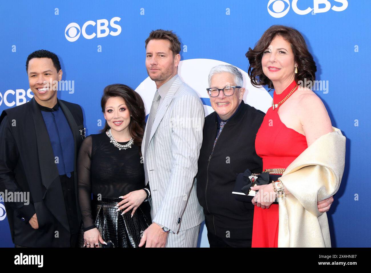 LOS ANGELES - MAY 2: Eric Graise, Fiona Rene, Justin Hartley, Abby ...