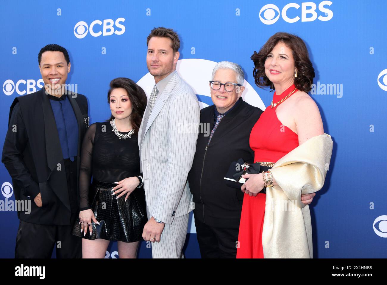 LOS ANGELES - MAY 2: Eric Graise, Fiona Rene, Justin Hartley, Abby ...