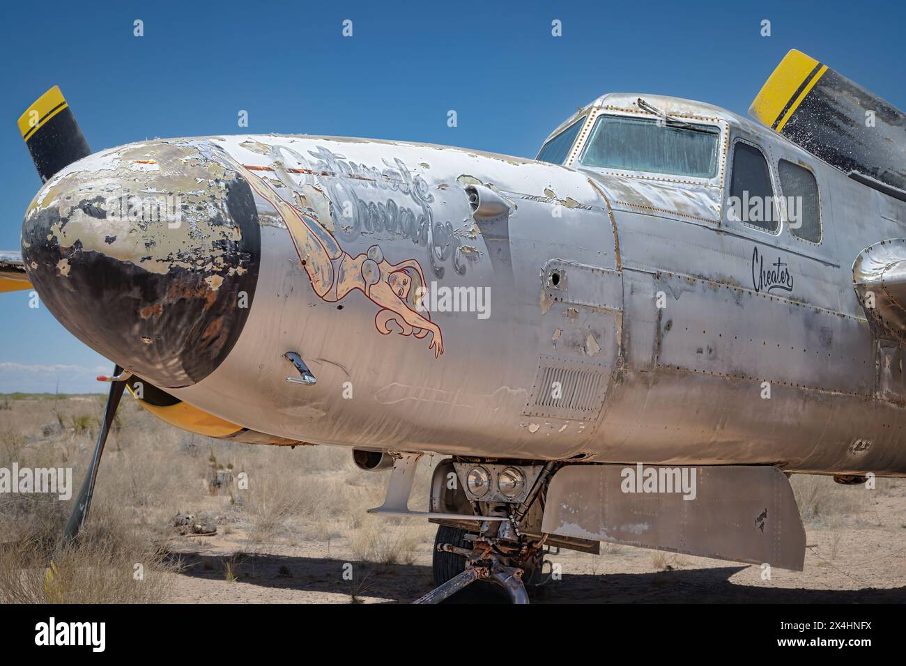 A Douglas A-26 Invader, named Intimate Invader, sits at the Santa ...