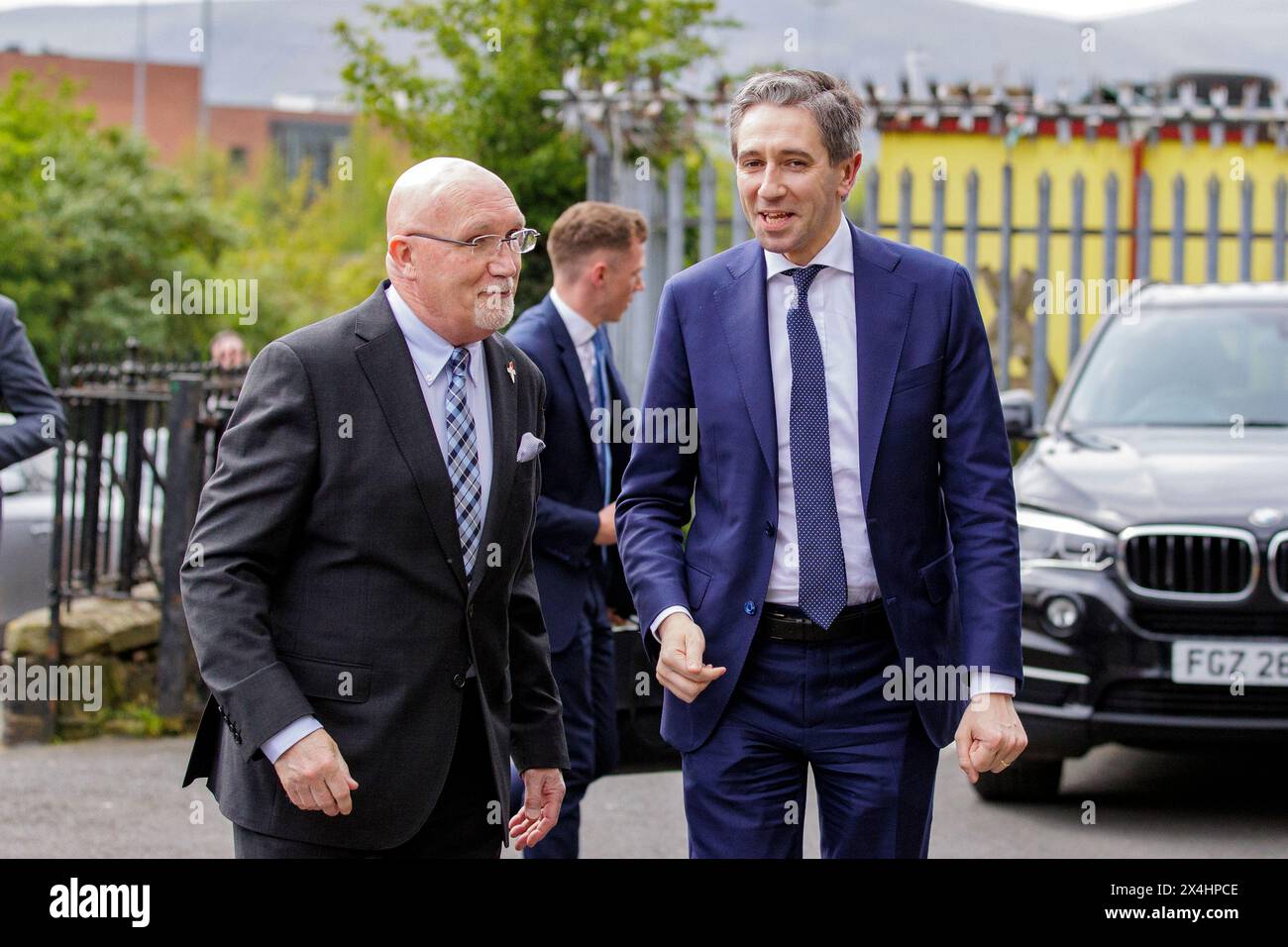 Taoiseach simon harris being hi-res stock photography and images - Alamy